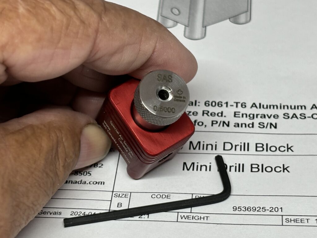 Mini Drill Block - Special Air Services-Canada Inc.